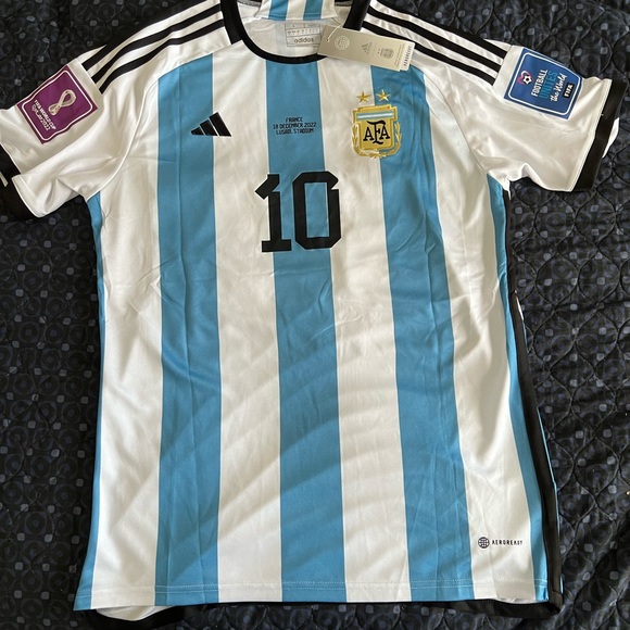 adidas | Shirts | Lionel Messi Brand New World Cup Soccer Jersey ...